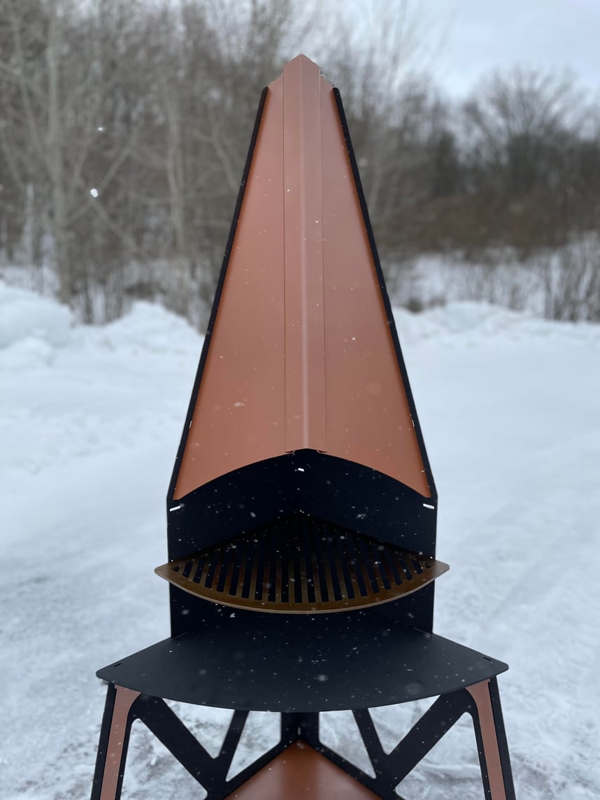 Outdoor Cookin’ Chiminea | Modern Chiminea by Weber Knapp
