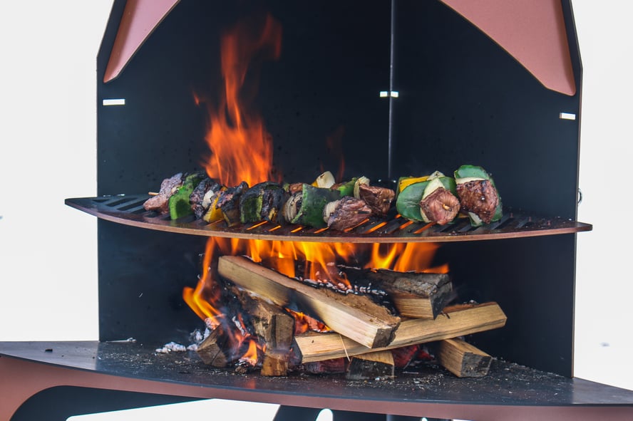 Outdoor Cookin’ Chiminea | Modern Chiminea by Weber Knapp